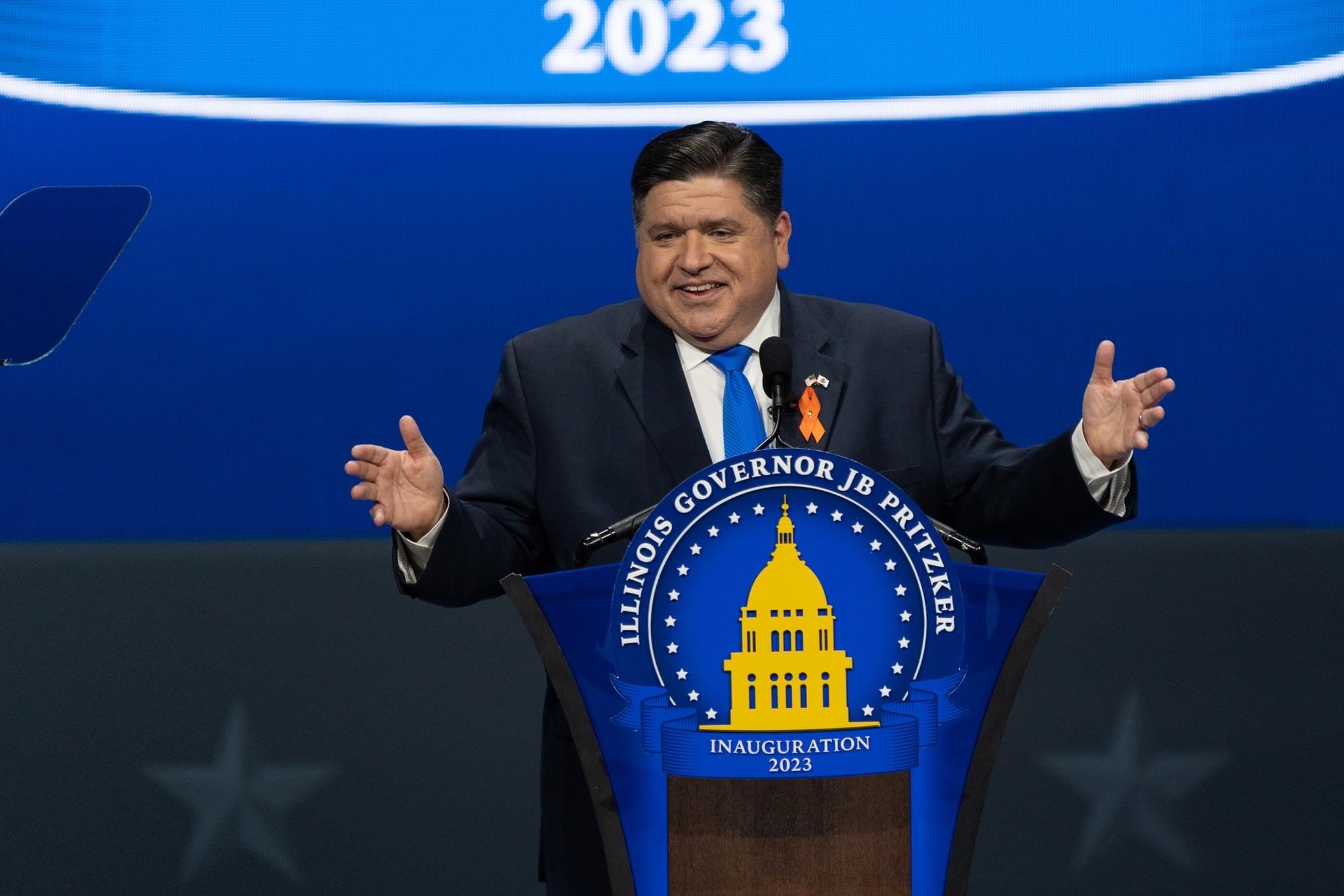 Pritzker strikes optimistic tone as he lays out second term priorities ... Pritzker strikes optimistic tone as he lays out second term priorities ...